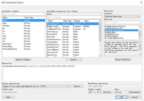 调试经验——spotfire分箱数据分析方法（binned Column） Csdn博客