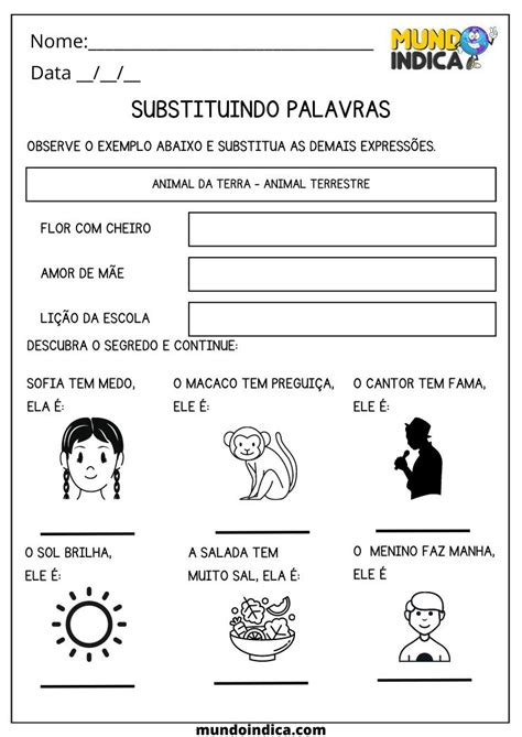 Atividades LÍngua Portuguesa Para O 5º Ano