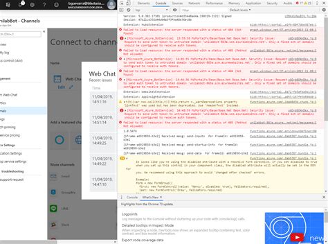 C Error Sending This Message To Your Bot Status Code Forbidden Azure Portal Stack