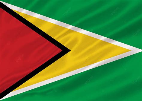 Waving Guyana Flag Background Guyana Flag Background Guyana Flag