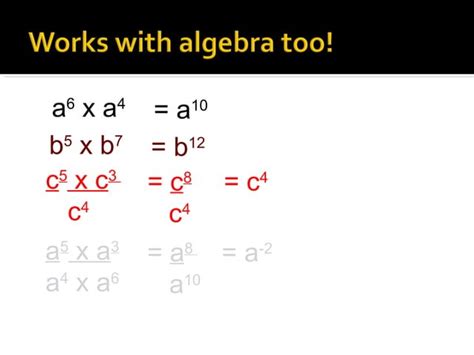 Index Laws Tutorial Intermediate PPT