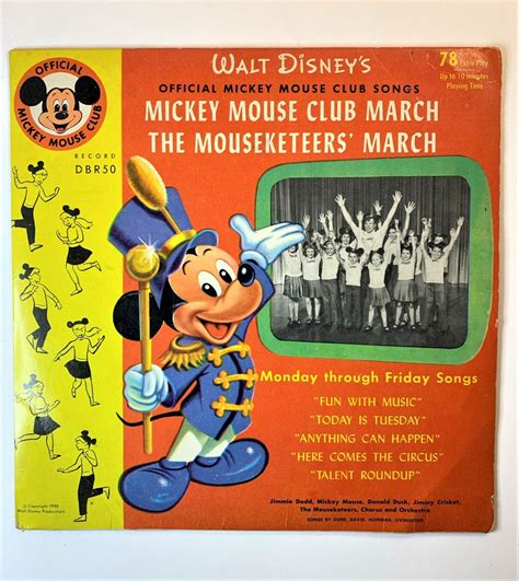 Original Mickey Mouse Club 1950s