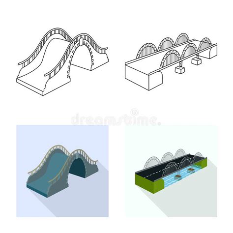 Vector Design Of Connection And Design Sign Collection Of Connection And Side Vector Icon For