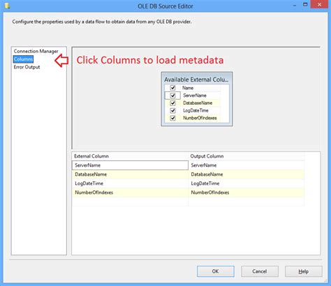 Example Of Ssis Foreach Loop Item Enumerator And Dynamic Oledb