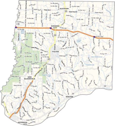 Missouri County Map Us County Maps