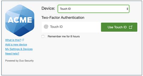 Use Apple Touch Id With The Traditional Duo Prompt Guide To Two