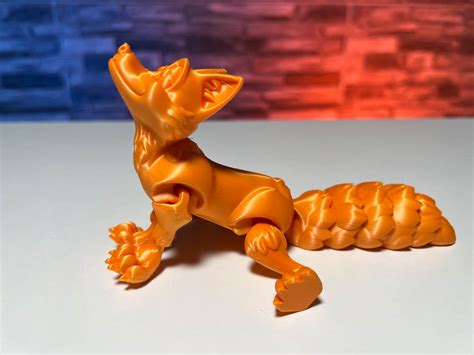 Articulated Cute Fox Stl For Download