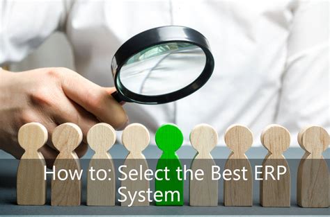 How To Select The Best ERP System