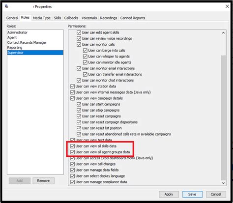 Supervisor Monitoring Agents On A Specific Skillgroup