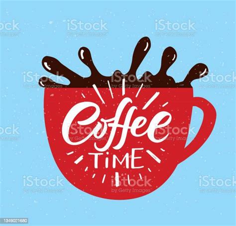 커피 시간 레터링 커피는 컵을 갈 수 있습니다 현대 서예 커피 견적 손으로 스케치 영감 따옴표 레스토랑 커피숍 카페 바용 포스터 배너 엽서 카드 레터링 타이포그래피 템플릿