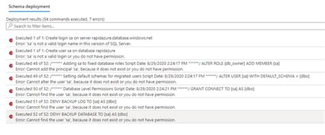 deploying sql to azure migration project with azure db migration service