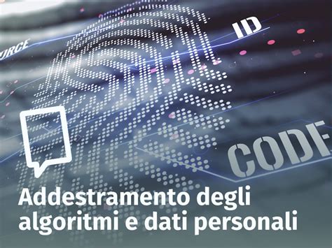 Addestramento Degli Algoritmi E Dati Personali Engitel