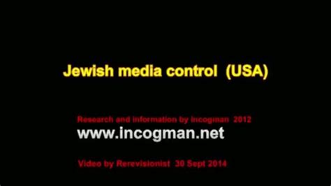Jews Own The Media