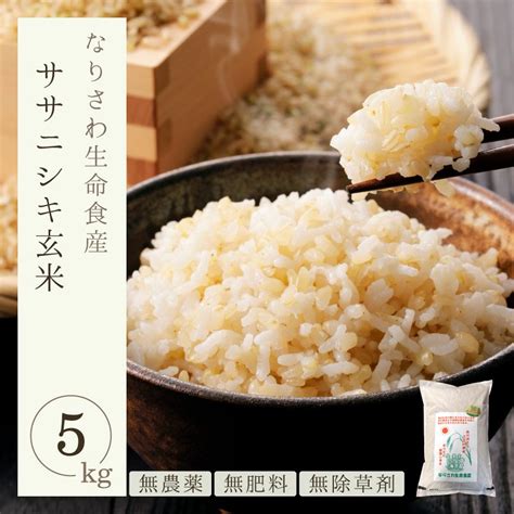 無農薬無肥料玄米 5kg 高品質