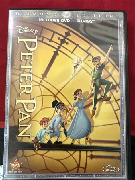 Disney Lion King Pinocchio Dumbo Peter Pan Lady And Tramp Blu Ray 5dvd