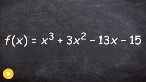 Find All The Possible Rational Zeros Given A Polynomial Youtube