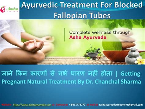 Ppt Ayurvedic Treatment For Blocked Fallopian Tubes Aasha Ayurveda