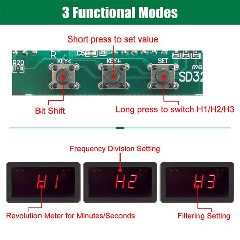 5 Bit Led Tachometer Icstation Dc 5v 30v Rpm Speed Meter Digital Motor