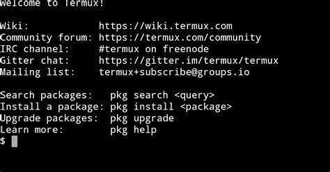 Termux Terminal Emulator And Linux Environment For Android Tech 4 Your Life