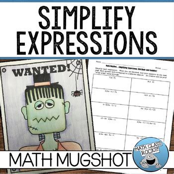 SIMPLIFYING EXPRESSIONS DISTRIBUTE COMBINE LIKE TERMS MUGSHOT