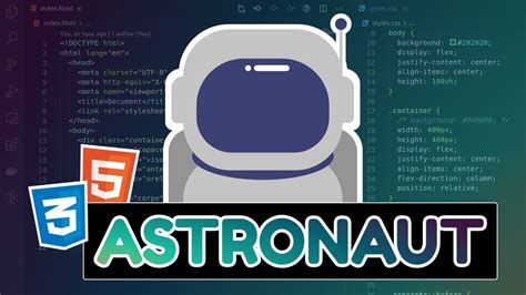 Astronauta 🚀 Html Css Css Speed Art Timelapse Youtube