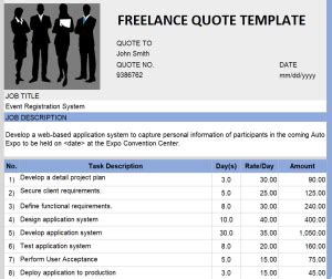 Sample Quotation Formats And Templates In WORD EXCEL