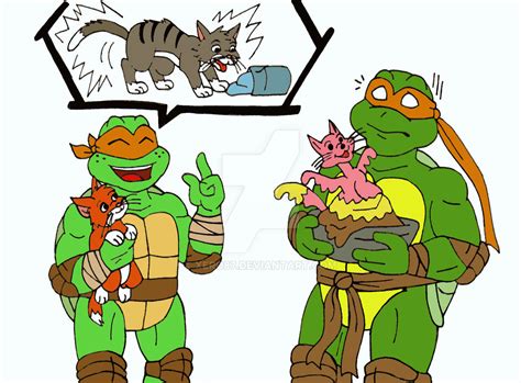 Tmnt 2k3 Meets 2k12 Mikey By Xero87 On Deviantart