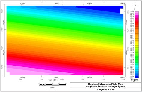 Regional Magnetic Field Map Of The Area Download Scientific Diagram