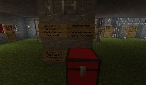 Cod Zombie Map Minecraft Map