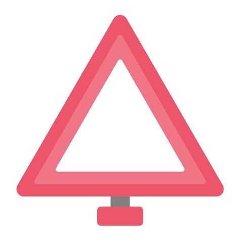 Premium Vector Triangle Vector Illustration Style