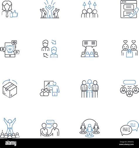 Patron Assistance Line Icons Collection Helpdesk Support Assistance