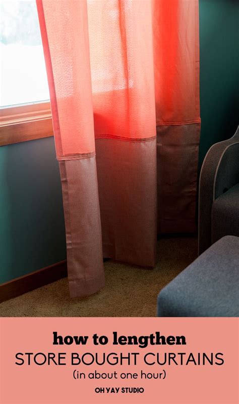 How To Add Length To Store Bought Curtain Panels Aka How To Make Extra Huge Long Curtains For