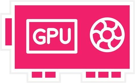 Gpu Vector Icon Style Vector Art At Vecteezy