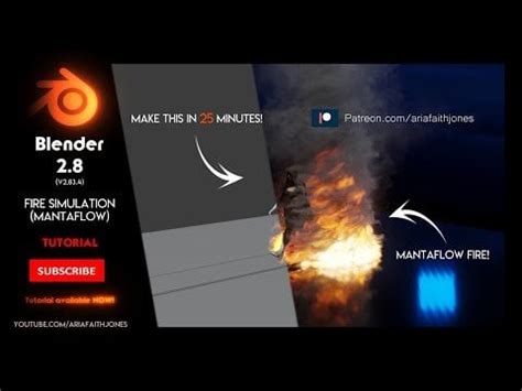 Fire Tornado Simulation 🔥🌪️ R Blender
