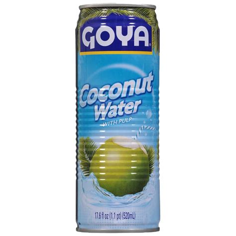 Goya Coconut Water With Pulp Shop Coconut Water At H E B