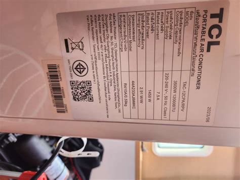 Tcl Portable Air Conditioner Household Goods And Appliances Phuket Bahtandsold