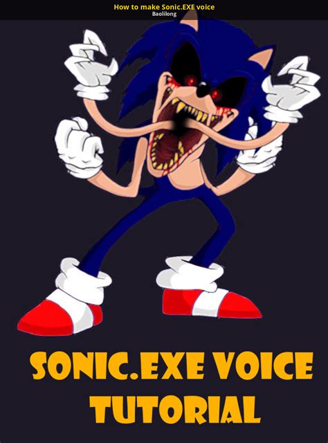 How To Make Sonicexe Voice Friday Night Funkin Tutorials