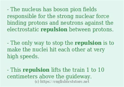 Example Uses In Sentence Of Repulsion Englishteststore Blog