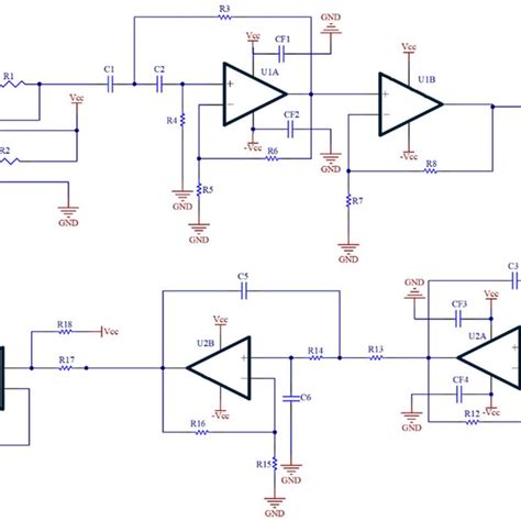The Circuit Schematic For Ppg Measurement Download Scientific Diagram