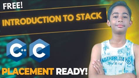 Introduction To Stack In Data Structures Youtube