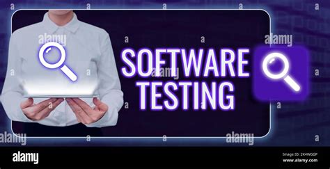 Text Caption Presenting Software Testing Conceptual Photo Activity To Check Whether The Results