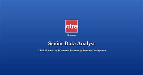 Dailyremote On Linkedin Senior Data Analyst At Huntress