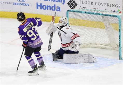 Jack Bostedt Stones Ice Bears 4 0 For First Sphl Shutout