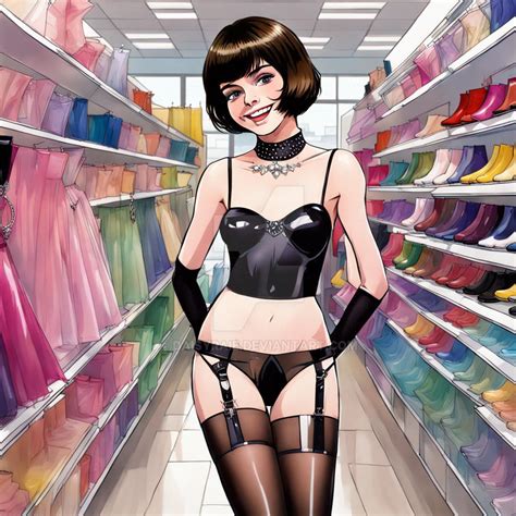 Crossdresser Sissy Brunette Corset Stocking Toon By Daisyraie On Deviantart