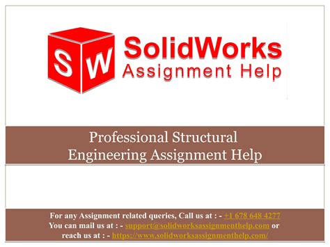 Professional Structural Engineering Assignment Help By Solidwork Assignment Help Issuu