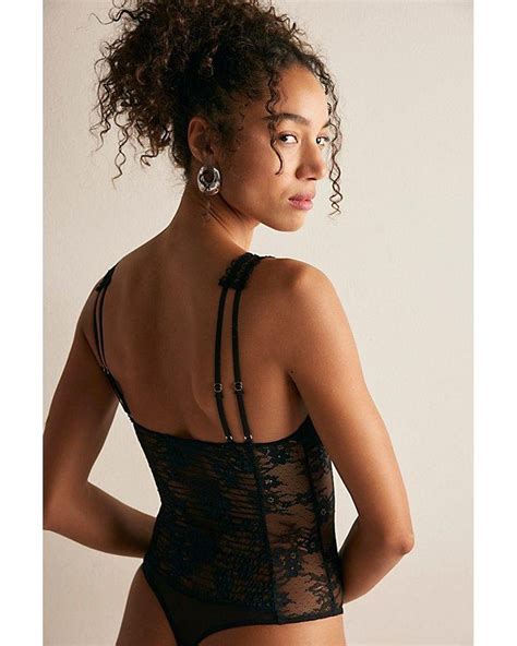 Free People All Good Things Bodysuit In Black Lyst