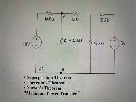 Solved Superposition Theorem Thevenins Theorem