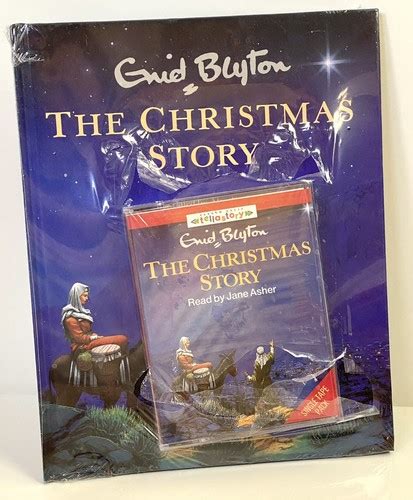 Enid Blyton The Christmas Story Hardcover Book And Audiobook Cassette