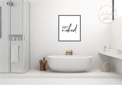 Get Naked Print Wall Art Printable Prints