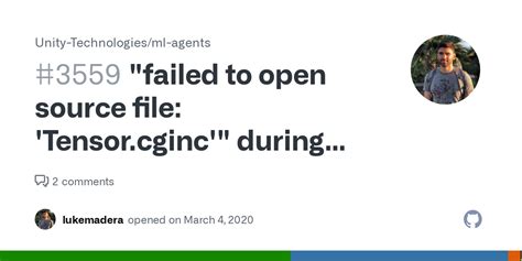 Failed To Open Source File Tensor Cginc During IOS Build Runs Fine In Editor Issue